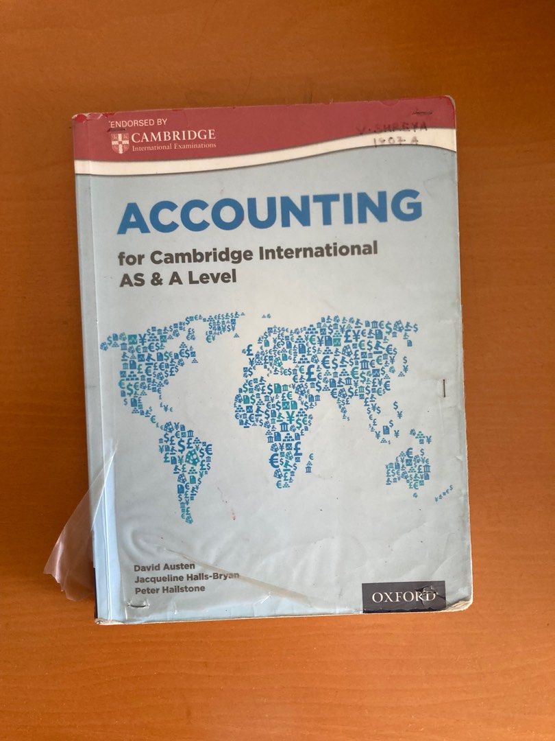 CIE A level Accounting Coursebook, Hobbies & Toys, Books & Magazines ...
