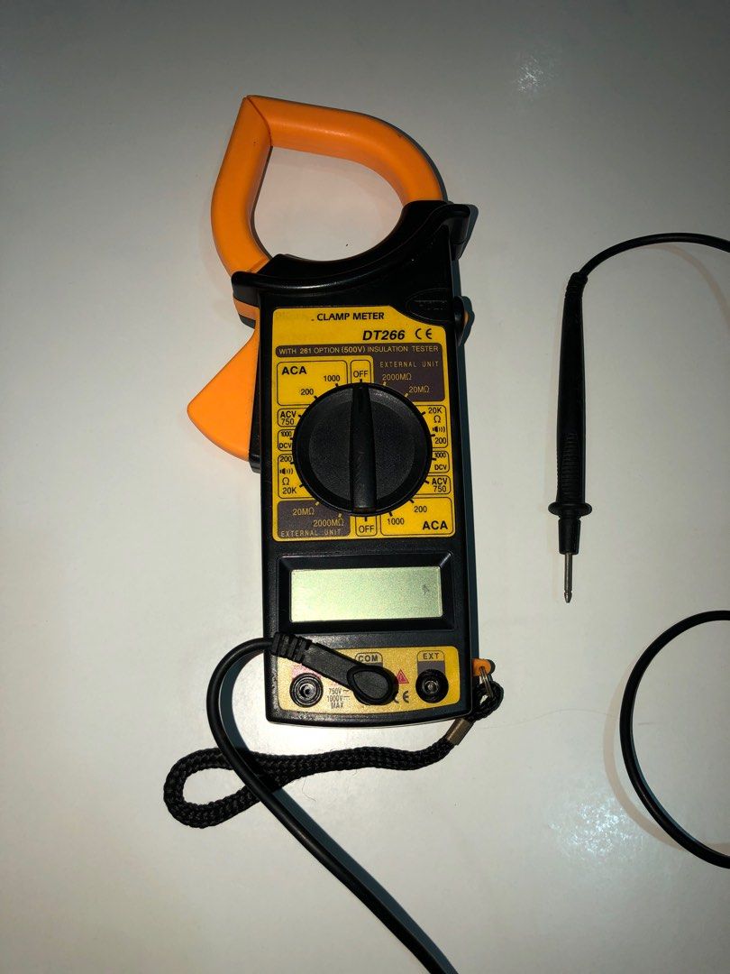 Clamp Meter DT266 Digital AC Multimeter, Computers & Tech, Parts ...