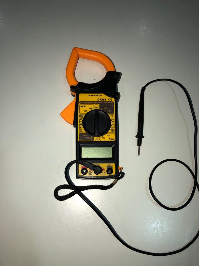 Clamp Meter DT266 Digital AC Multimeter, Computers & Tech, Parts ...