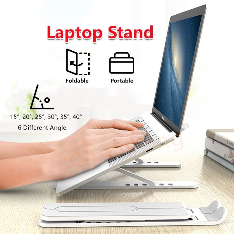 Compact Triangular Adjustable Laptop Stand Laptop Table Portable Laptop ...
