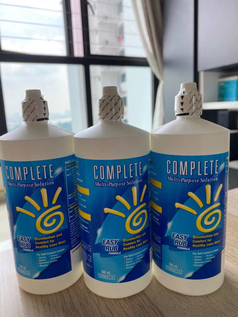 Complete Multi Purpose Contact lens solution, Beauty & Personal Care, Vision Care on Carousell