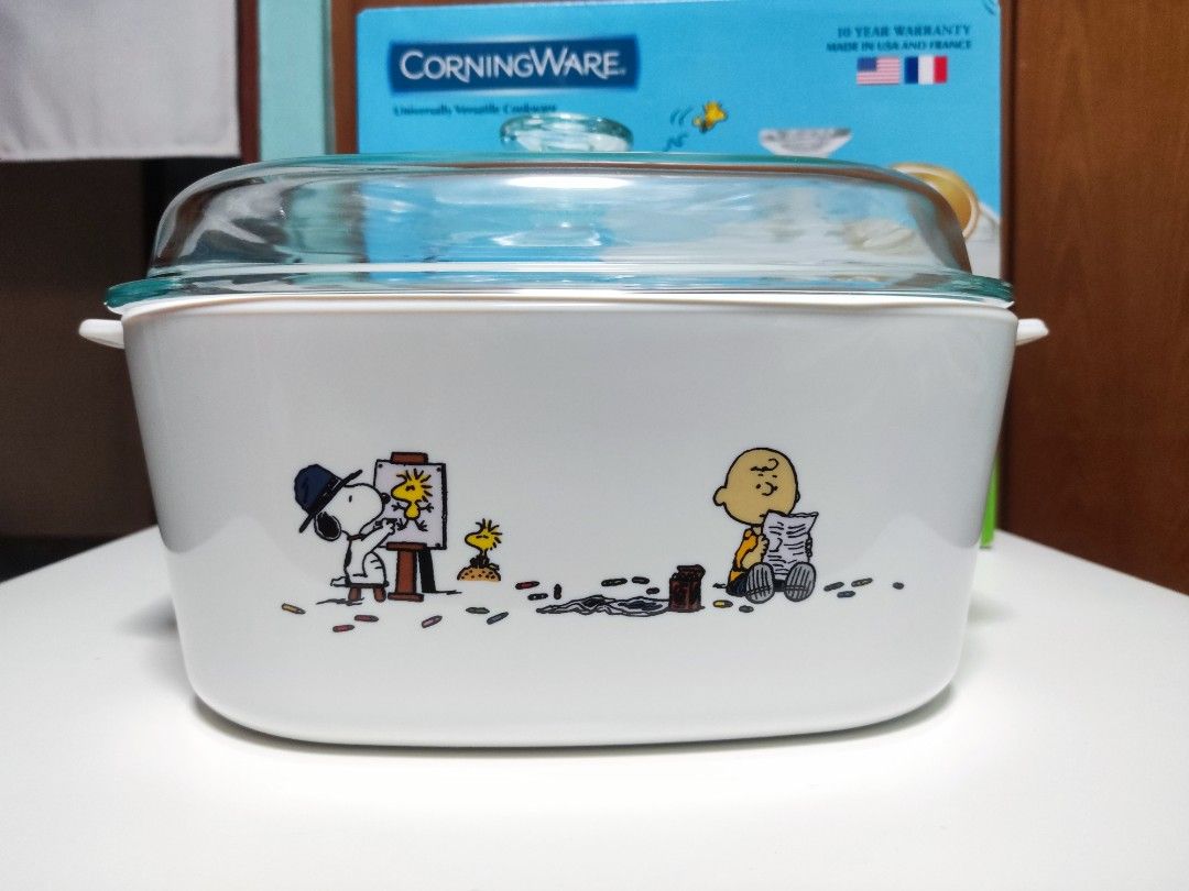 CorningWare Snoopy Peanuts Edition Casserole Pot (5L), Furniture & Home ...