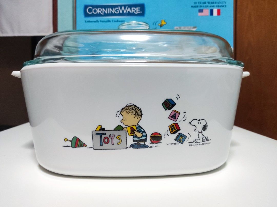 CorningWare Snoopy Peanuts Edition Casserole Pot (5L), Furniture & Home ...