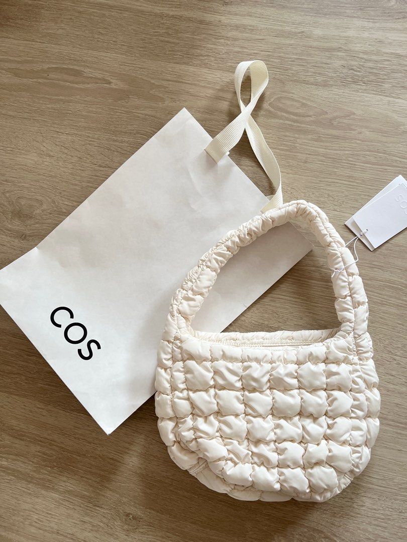 COS Puffer Bag (Cream), Women's Fashion, Bags & Wallets, Shoulder Bags ...