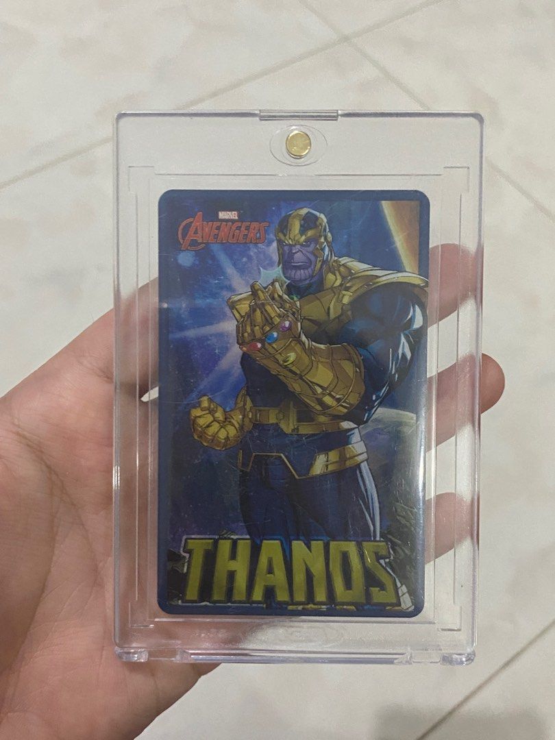 cpcm marvel shiny thanos vibranium cards iron man captain america ...