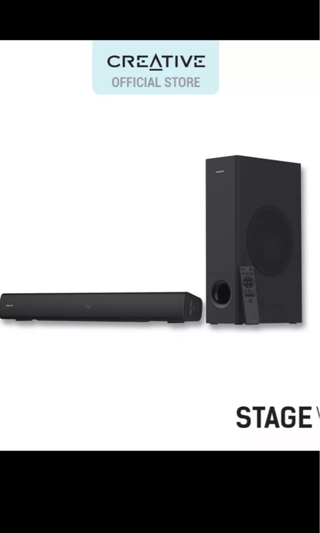 creative stage v2, Audio, Soundbars, Speakers & Amplifiers on Carousell