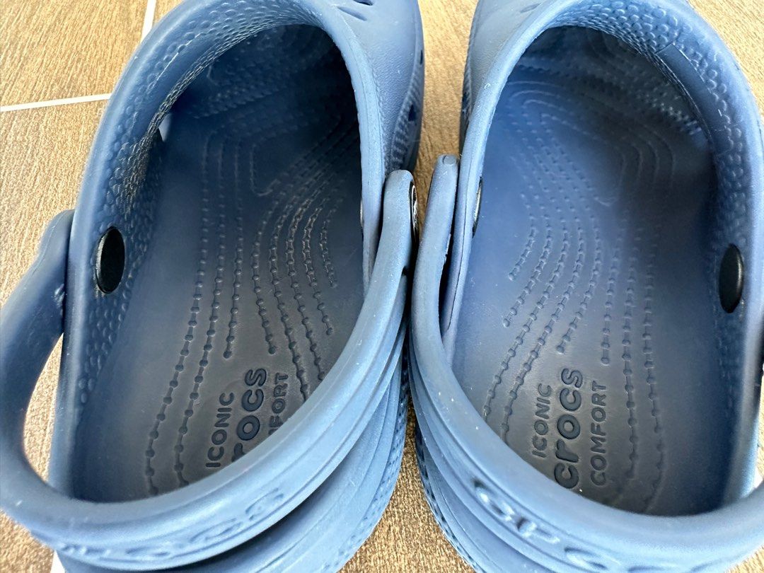 C11 Crocs Blue Dark, Babies & Kids, Babies & Kids Fashion on Carousell