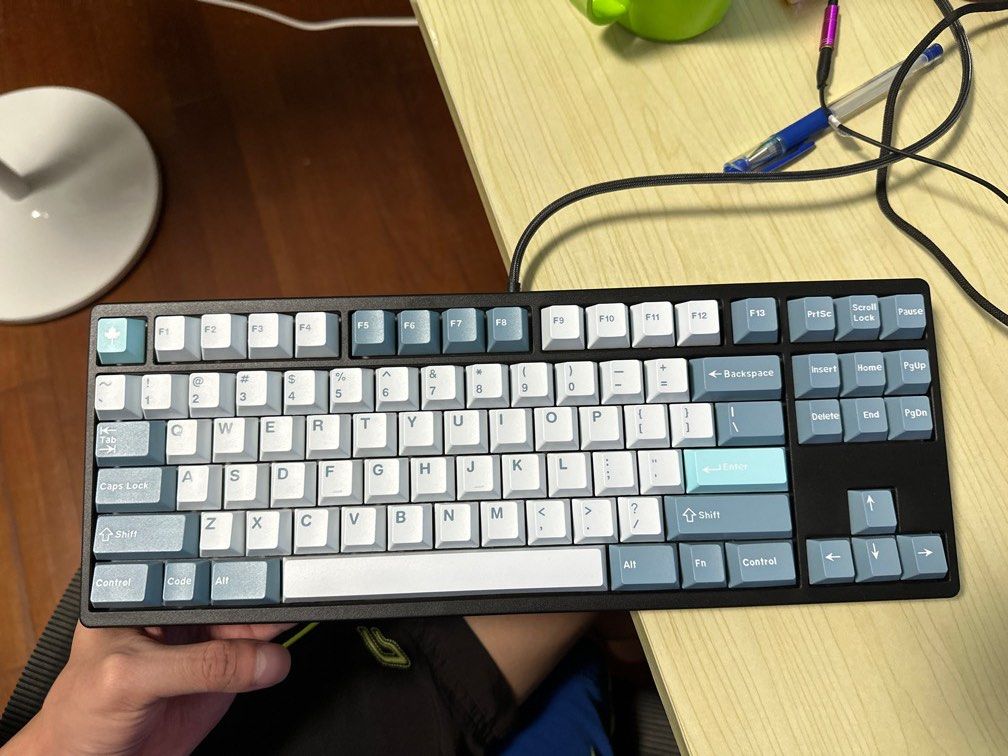 Custom keyboard - KBD TIGER 80 light with linear gateron milky yellow ...