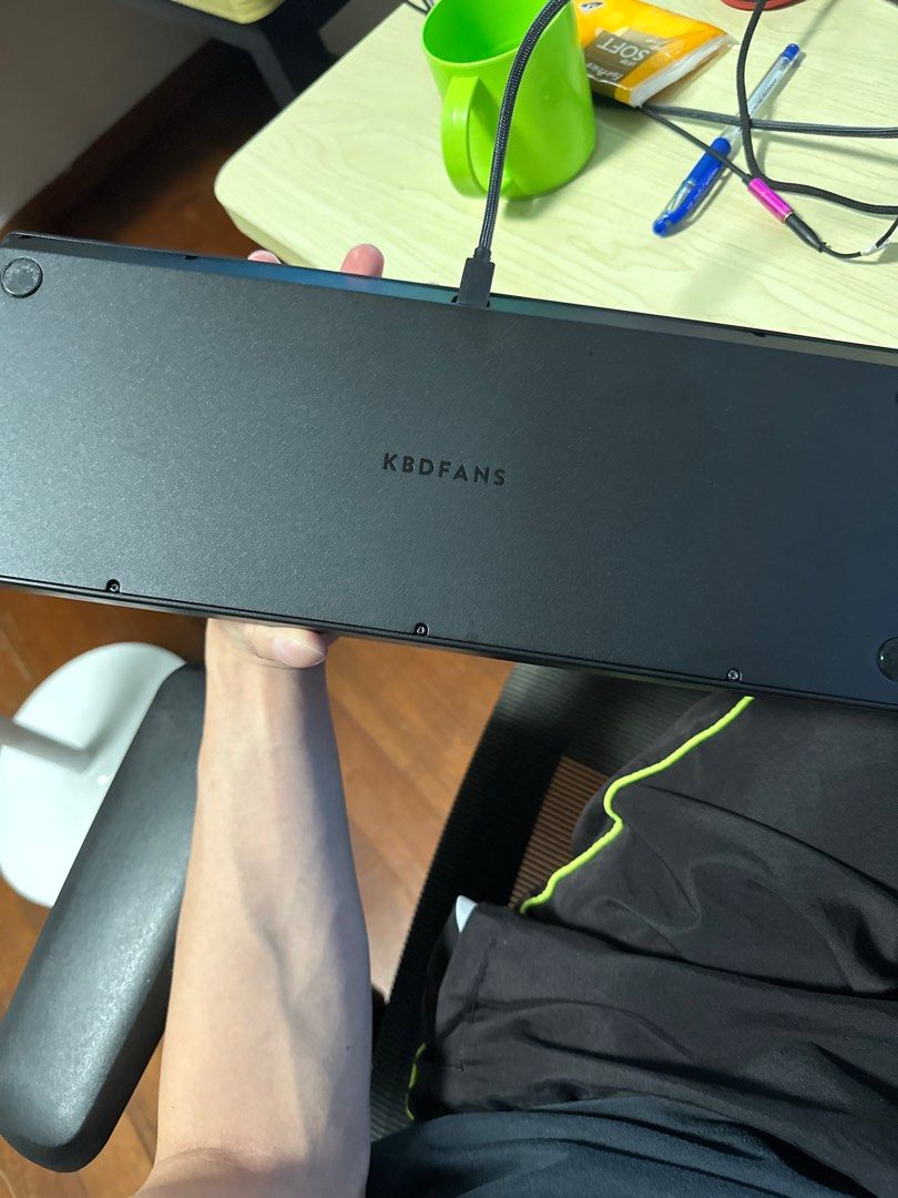 Custom keyboard - KBD TIGER 80 light with linear gateron milky yellow ...