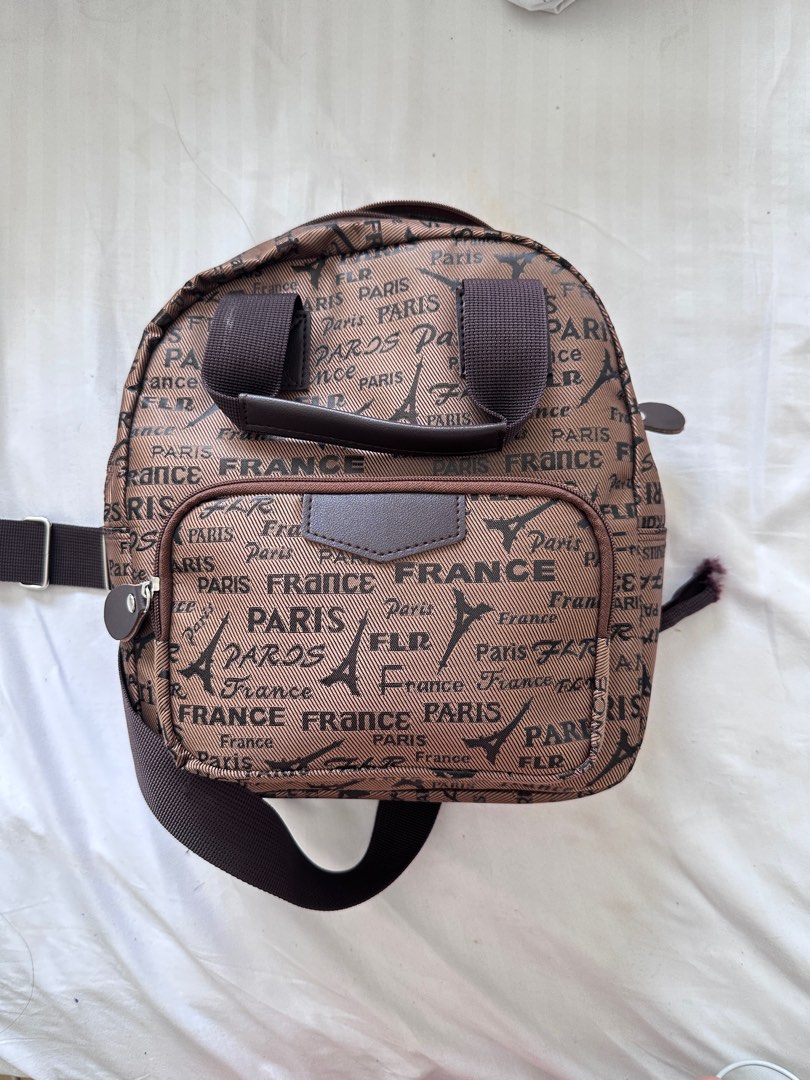 Cute small backpack (Paris France concept design), Women's Fashion ...