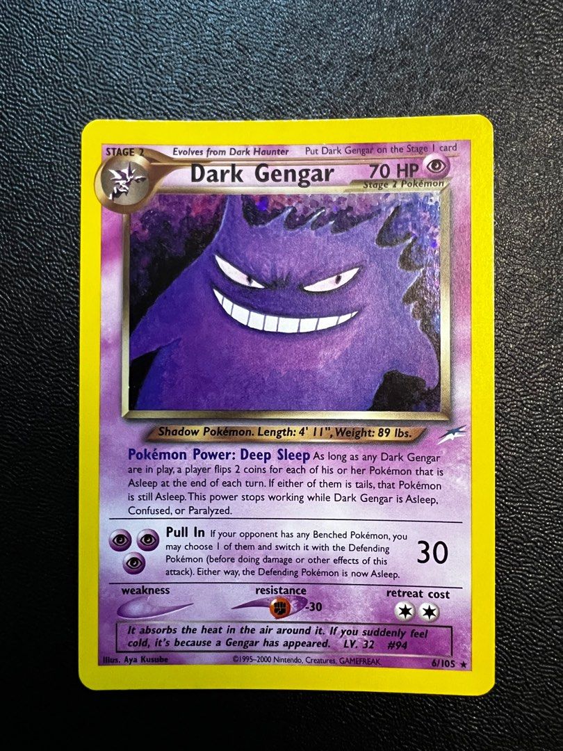 Dark Gengar Pokemon, Pokèmon, Hobbies & Toys, Toys & Games on Carousell
