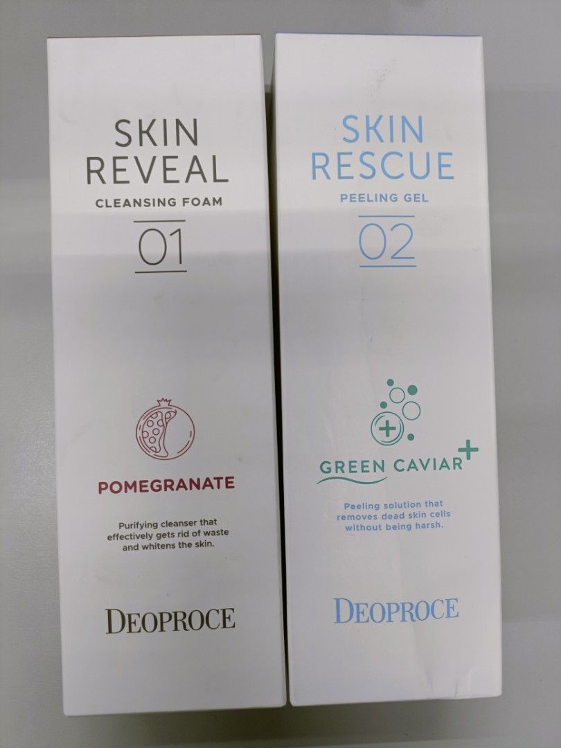 Deoproce Skin Reveal Pomegranate Cleansing Foam & Skin Rescue Green ...
