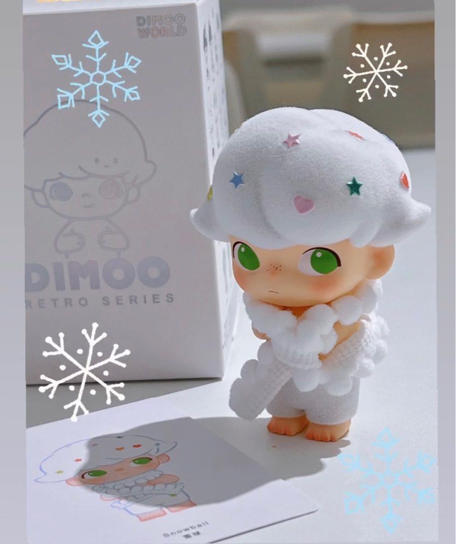 Dimoo retro series - Snowball, Hobbies & Toys, Toys & Games on Carousell