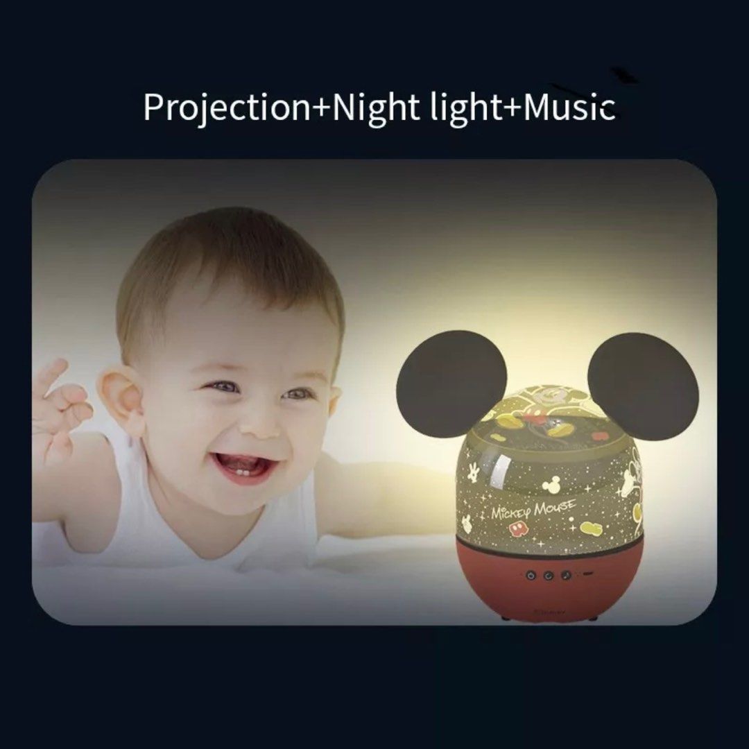 Disney Mickey Minnie Mouse Projector Lamp, Furniture & Home Living ...