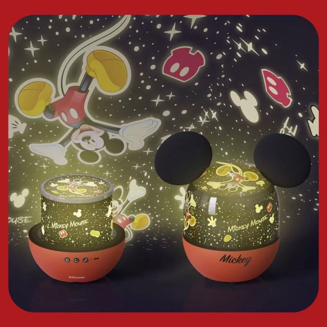 Disney Mickey Minnie Mouse Projector Lamp, Furniture & Home Living ...