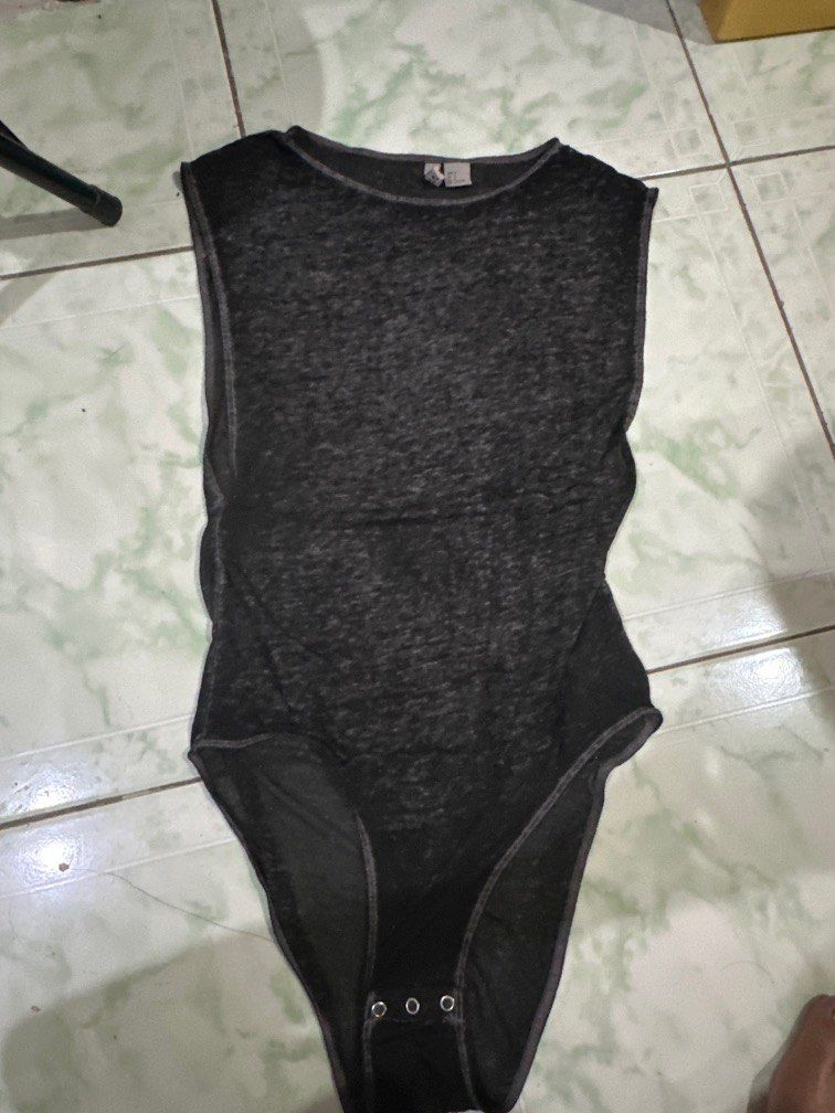Divided side boob bodysuit, Women's Fashion, Tops, Others Tops on Carousell