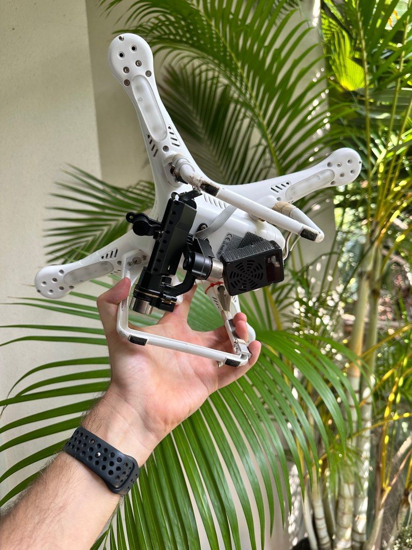 DJI Phantom Drone with Metal Flight Case, Photography, Drones on Carousell