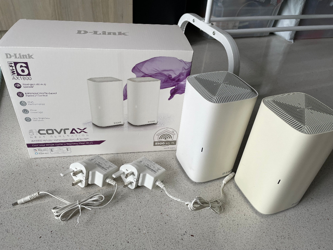 D-Link Covr-X1870 Wifi 6 Mesh Router (2 PacK), Computers & Tech, Parts ...