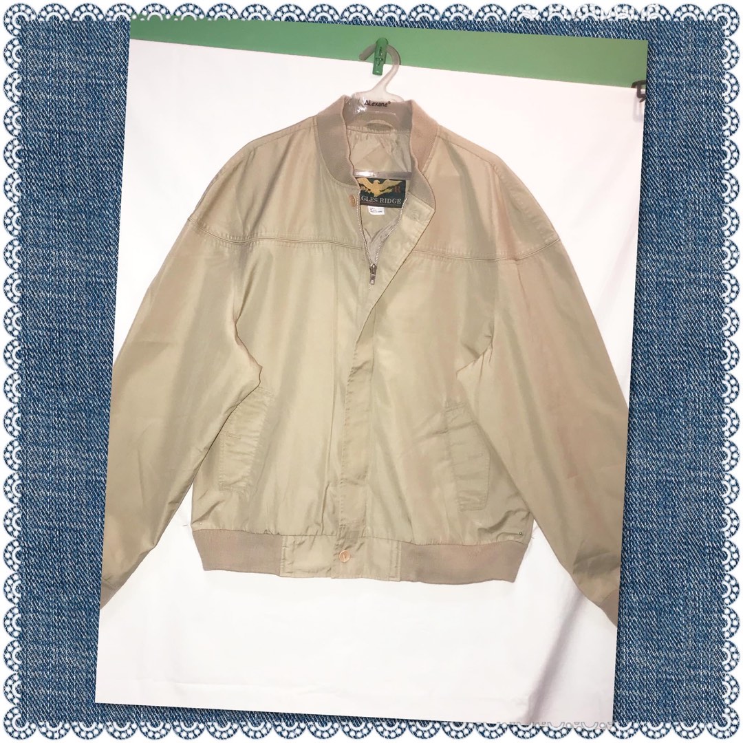 EAGLES RIDGE Outfitters Bomber Jacket (Vintage Retro), Men's Fashion ...