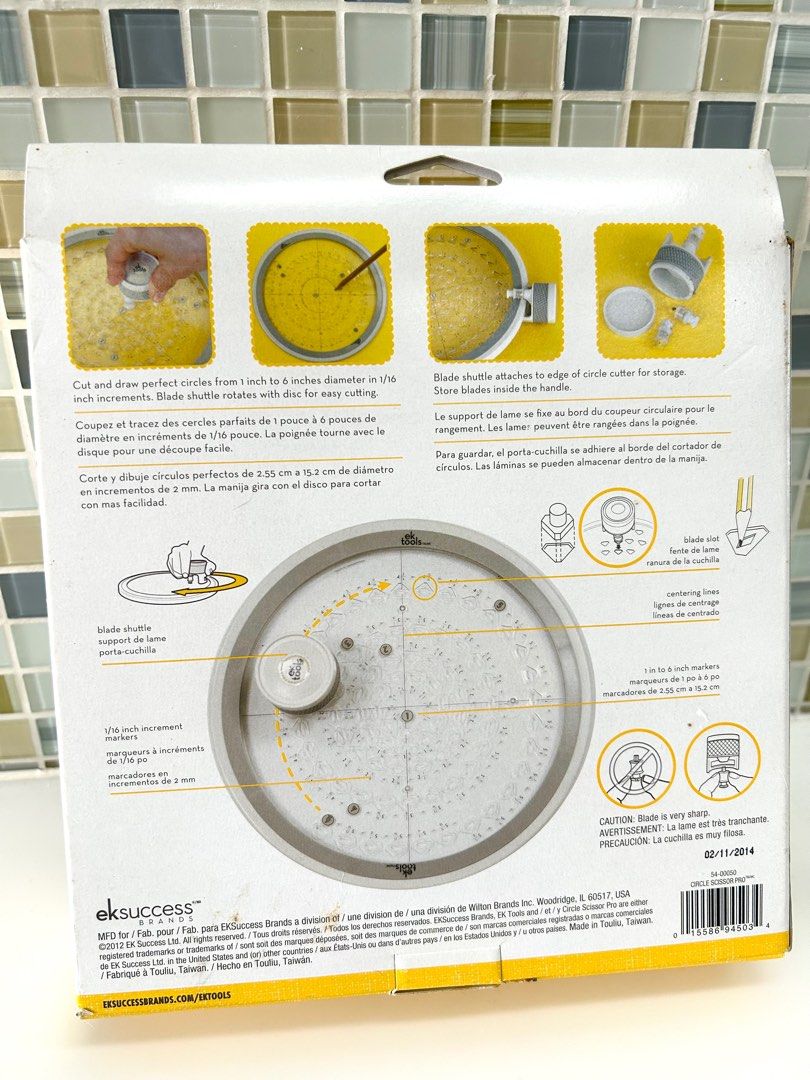 Ek Tools Circle Scissors Pro BNIB, Hobbies & Toys, Stationery & Craft ...