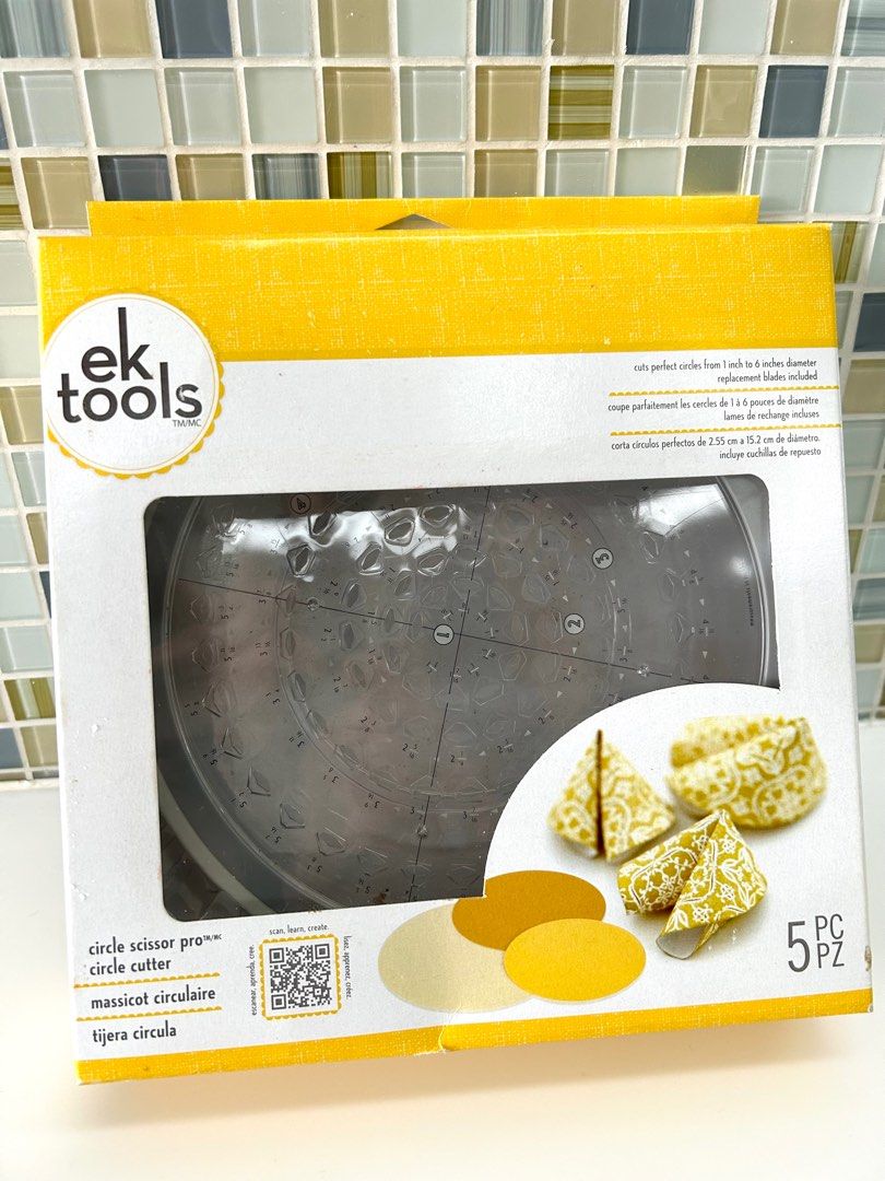 Ek Tools Circle Scissors Pro BNIB, Hobbies & Toys, Stationery & Craft ...