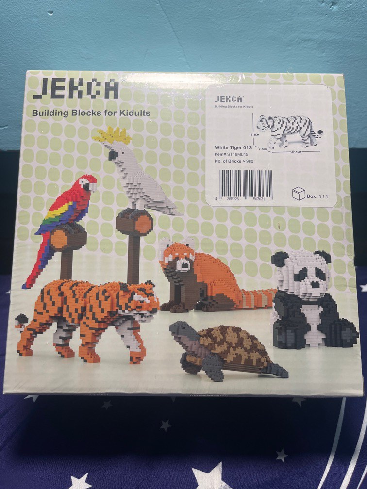 Exclusive JEKCA Building blocks White Tiger Edition, Hobbies & Toys ...