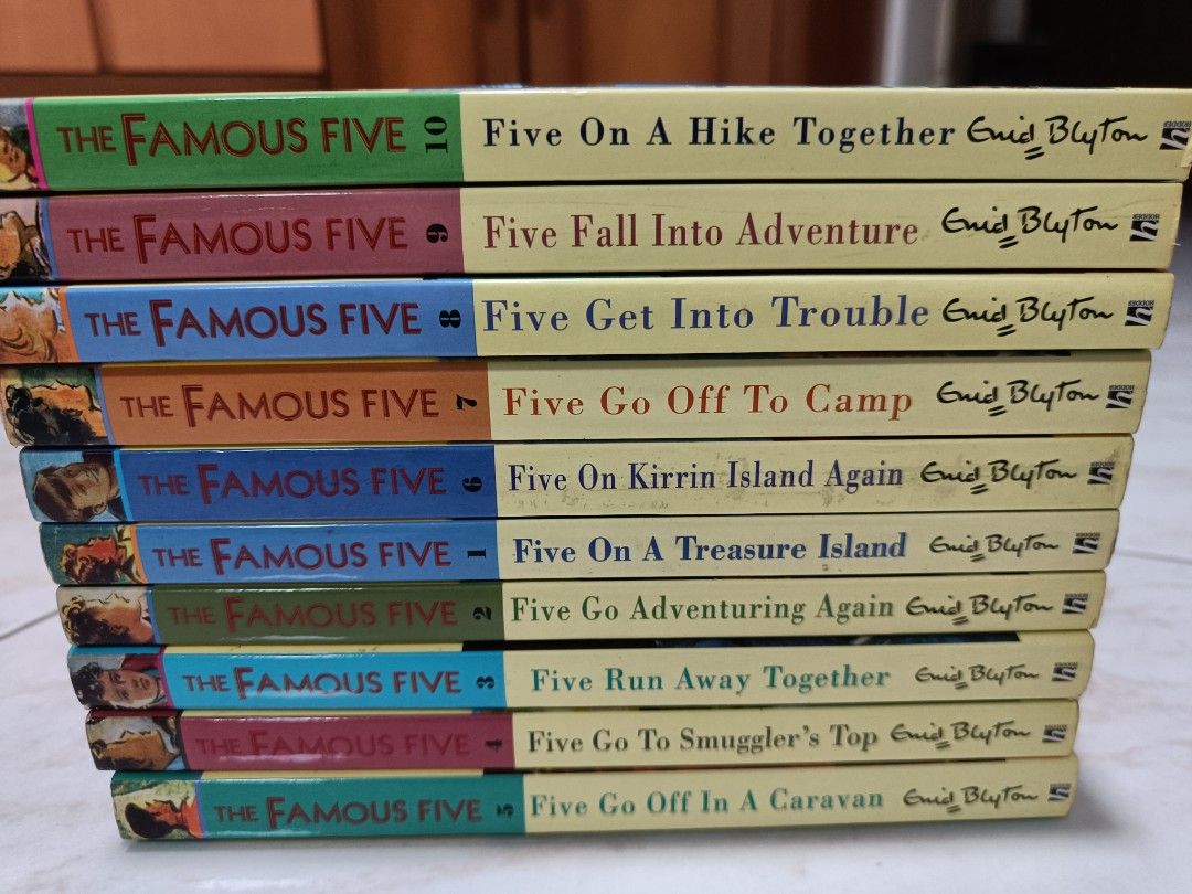 Famous Five set of 10 books (Enid Blyton), Hobbies & Toys, Books ...