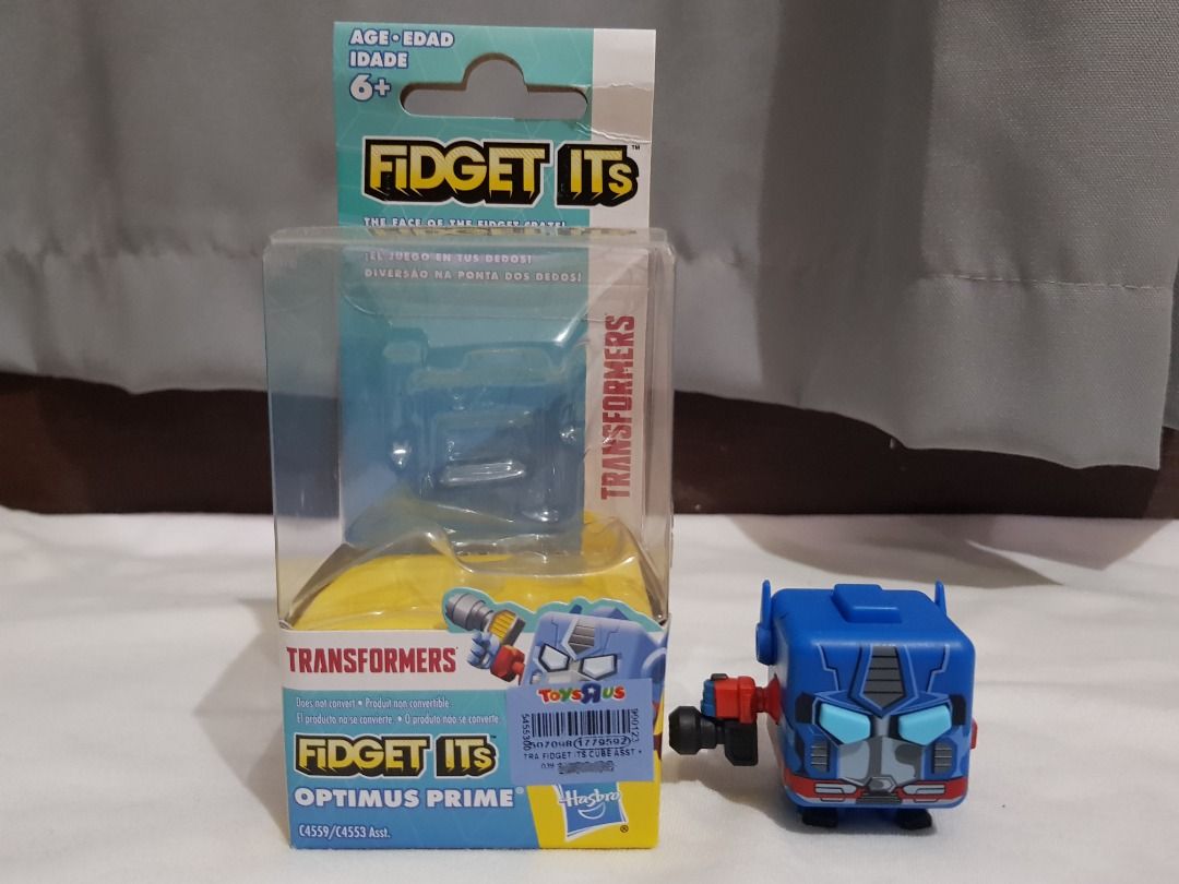 Fidget It's Transformers Optimus Prime and Bumblebee Cube Set, Hobbies ...