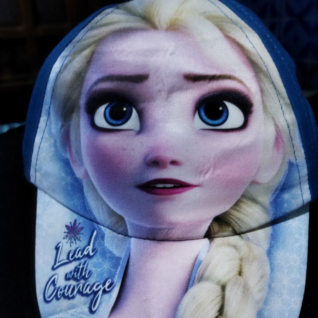 Frozen Elsa Cap with Braided Hair on Carousell