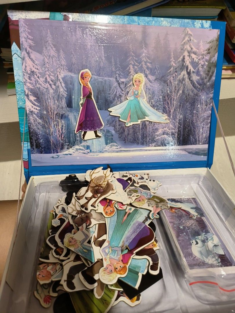 Frozen magnet story, Hobbies & Toys, Books & Magazines, Children's ...