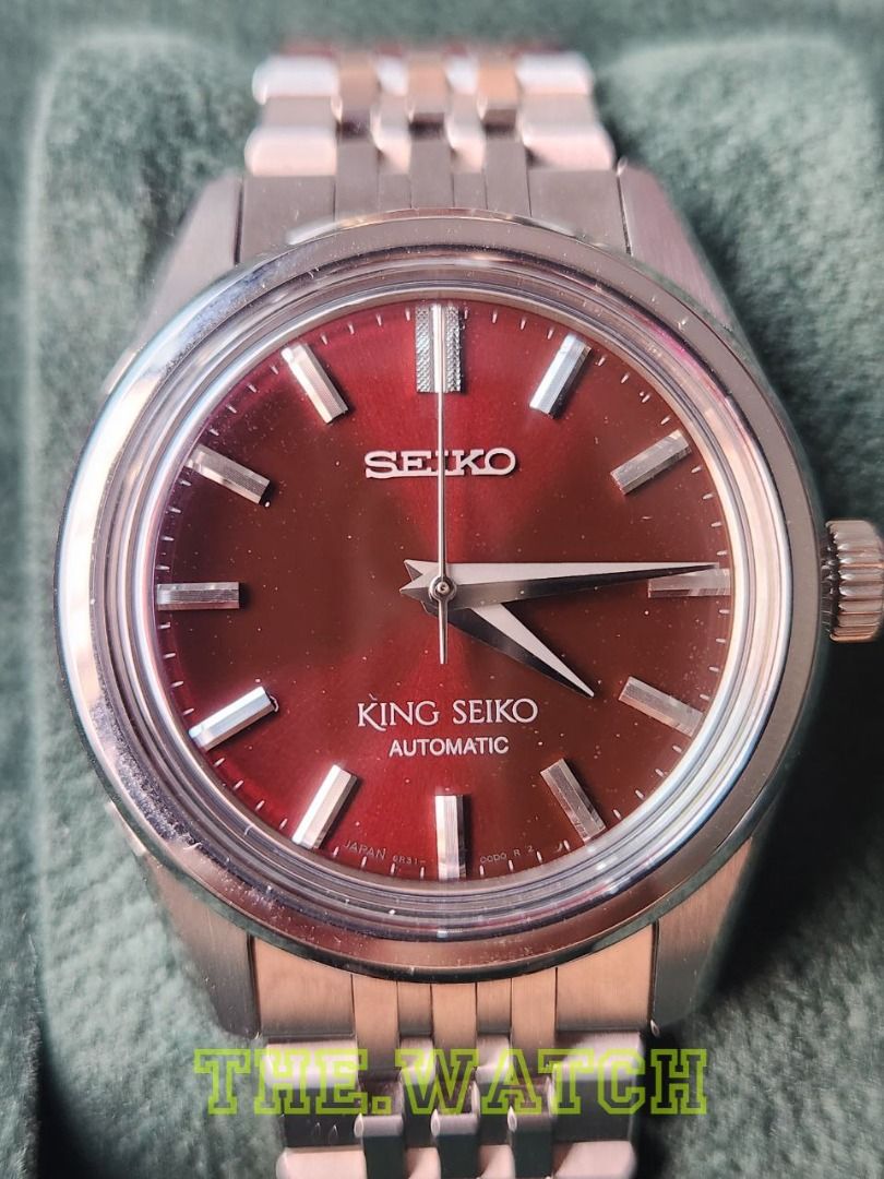 [Full Set] LNIB King Seiko Reissue Burgundy dial SDKS009 /SPB287, Men's ...