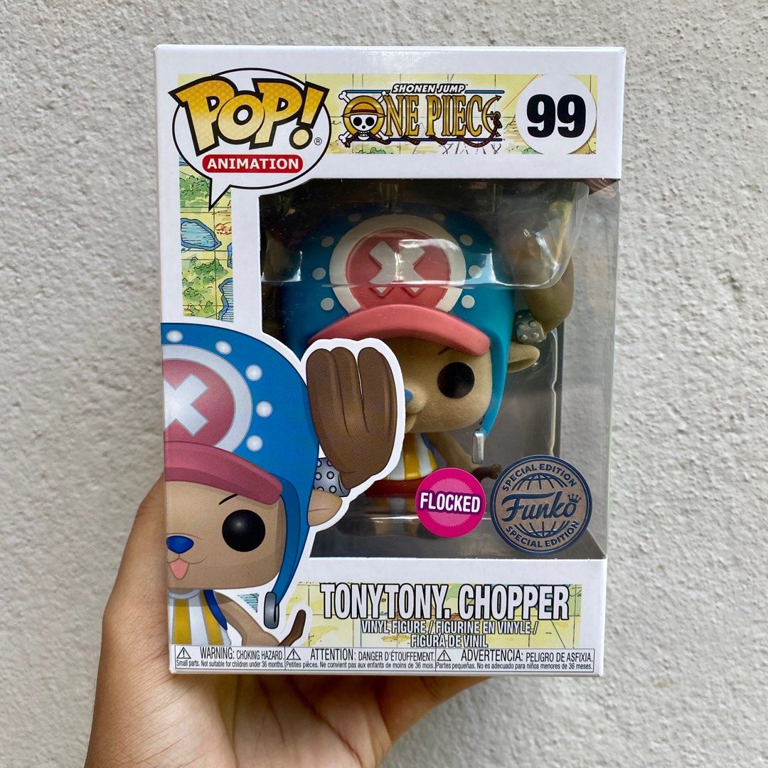 Funko pop! Tony tony chopper flocked #99, Hobbies & Toys, Toys & Games ...