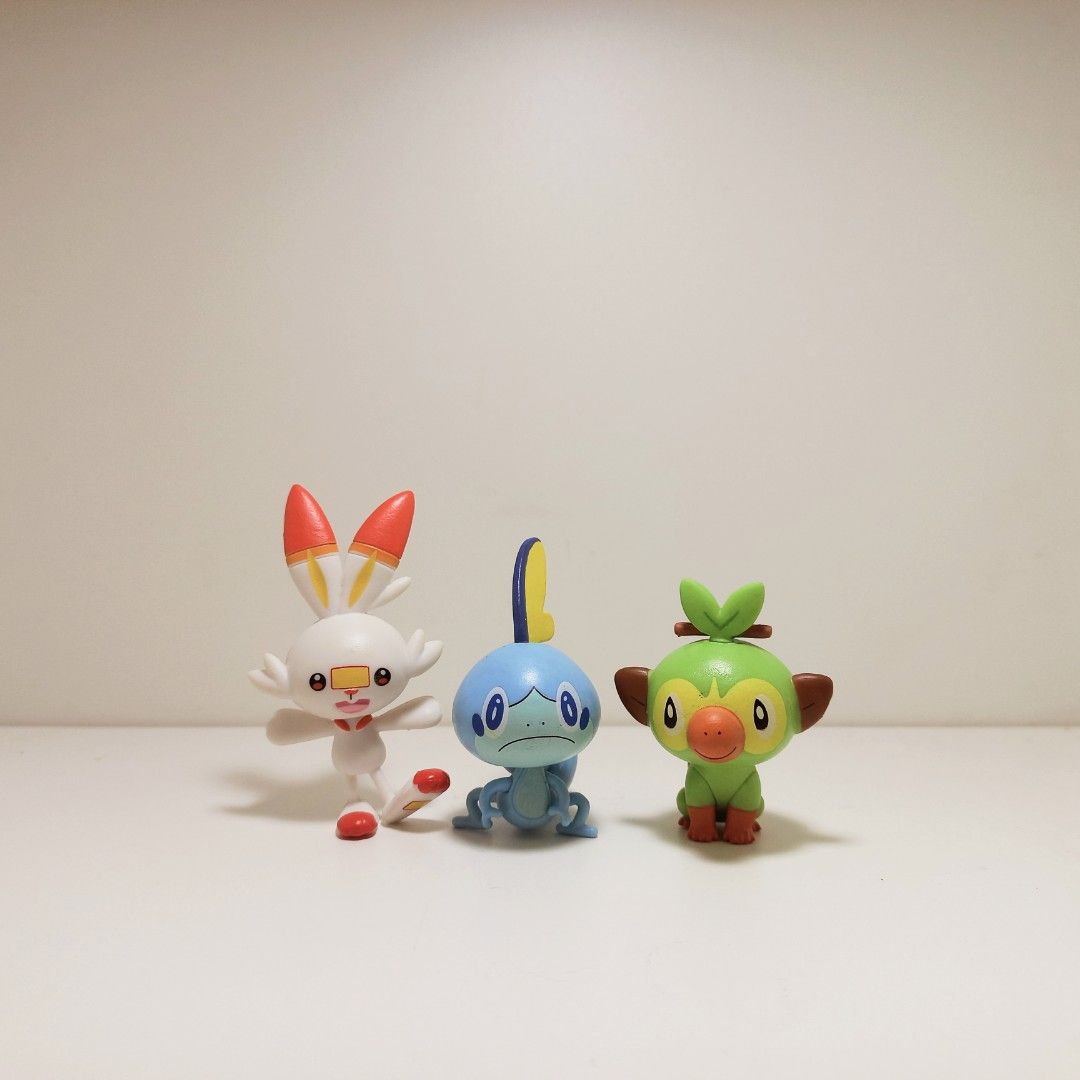 Gen VIII Pokemon Starters - Sobble, Scorbunny, Grookey [WCT], Hobbies ...