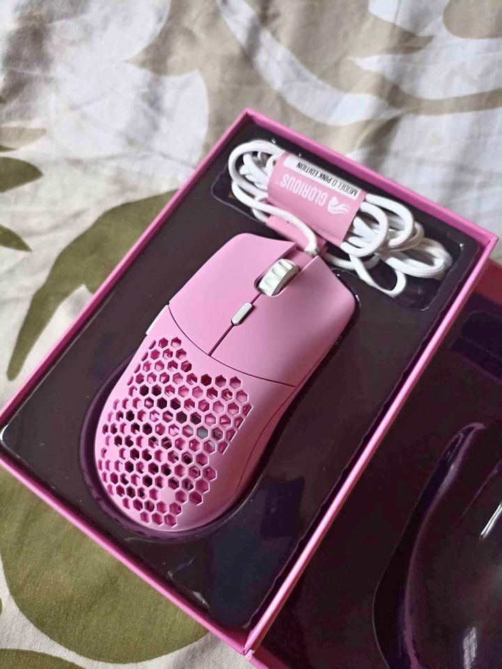 Glorious Model O Pink Special edition Gaming mouse on Carousell