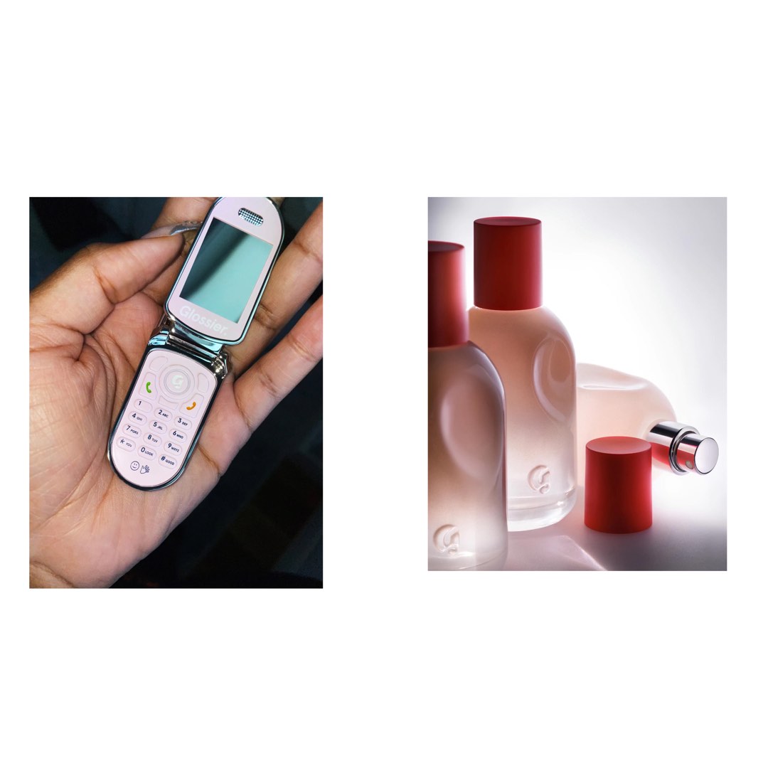 Glossier Phone Keychain + Glossier You EDP, Beauty & Personal Care ...