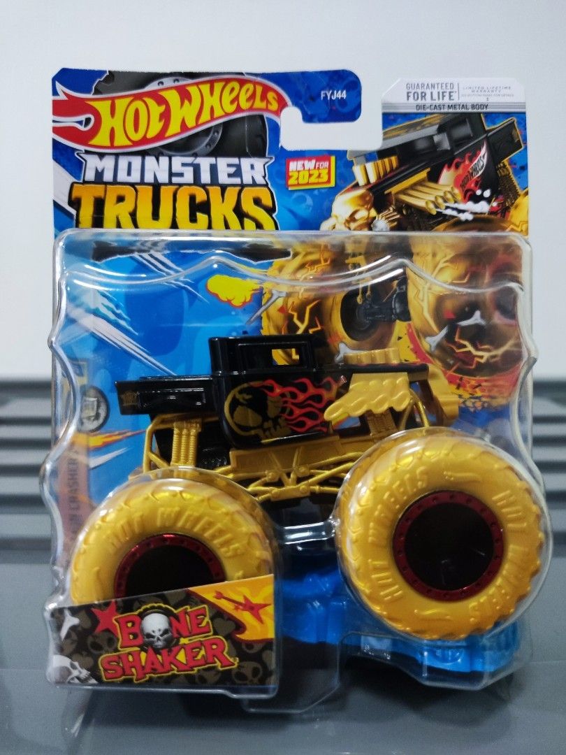 Golden Bone Shaker Hot Wheels Monster Truck, Hobbies & Toys, Toys ...