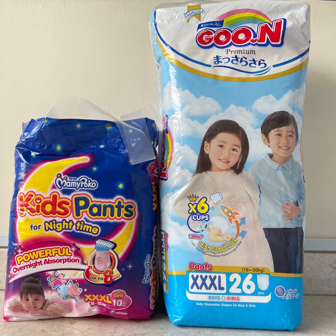 Goon and Mamy Poko Diapers, Babies & Kids, Bathing & Changing, Diapers ...