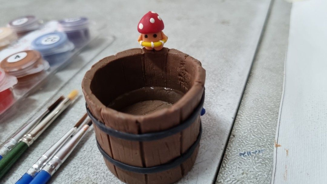 Handmade polymer clay cup, Hobbies & Toys, Stationery & Craft, Handmade ...