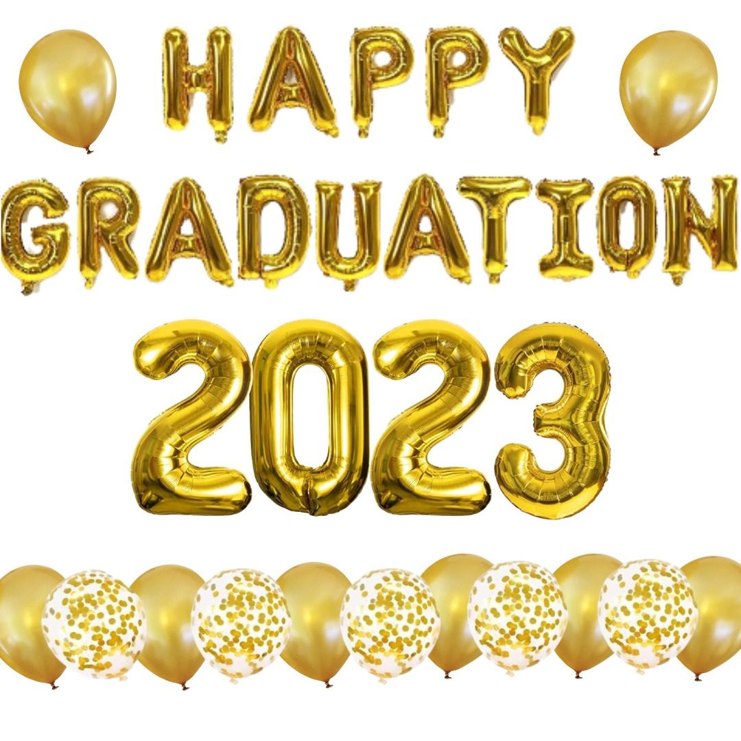 Happy Graduation Decoration Set Happy Graduation Balloons 2023, Hobbies ...