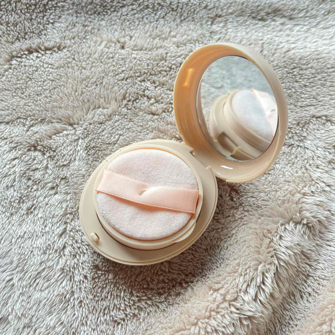 Happy Skin Powder Foundation in Light Beige on Carousell