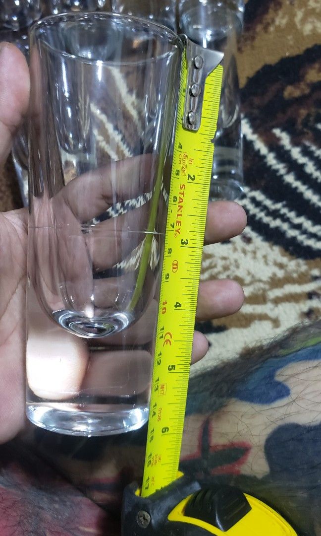 Heavy large shot glass made in italy, Hobbies & Toys, Stationary ...