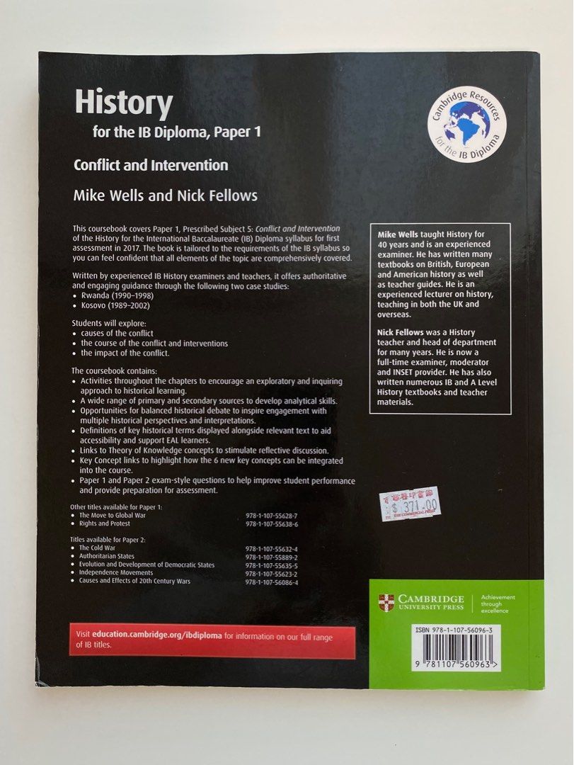 History for the IB Diploma (paper 1) Conflict and Intervention, 興趣及遊戲 ...