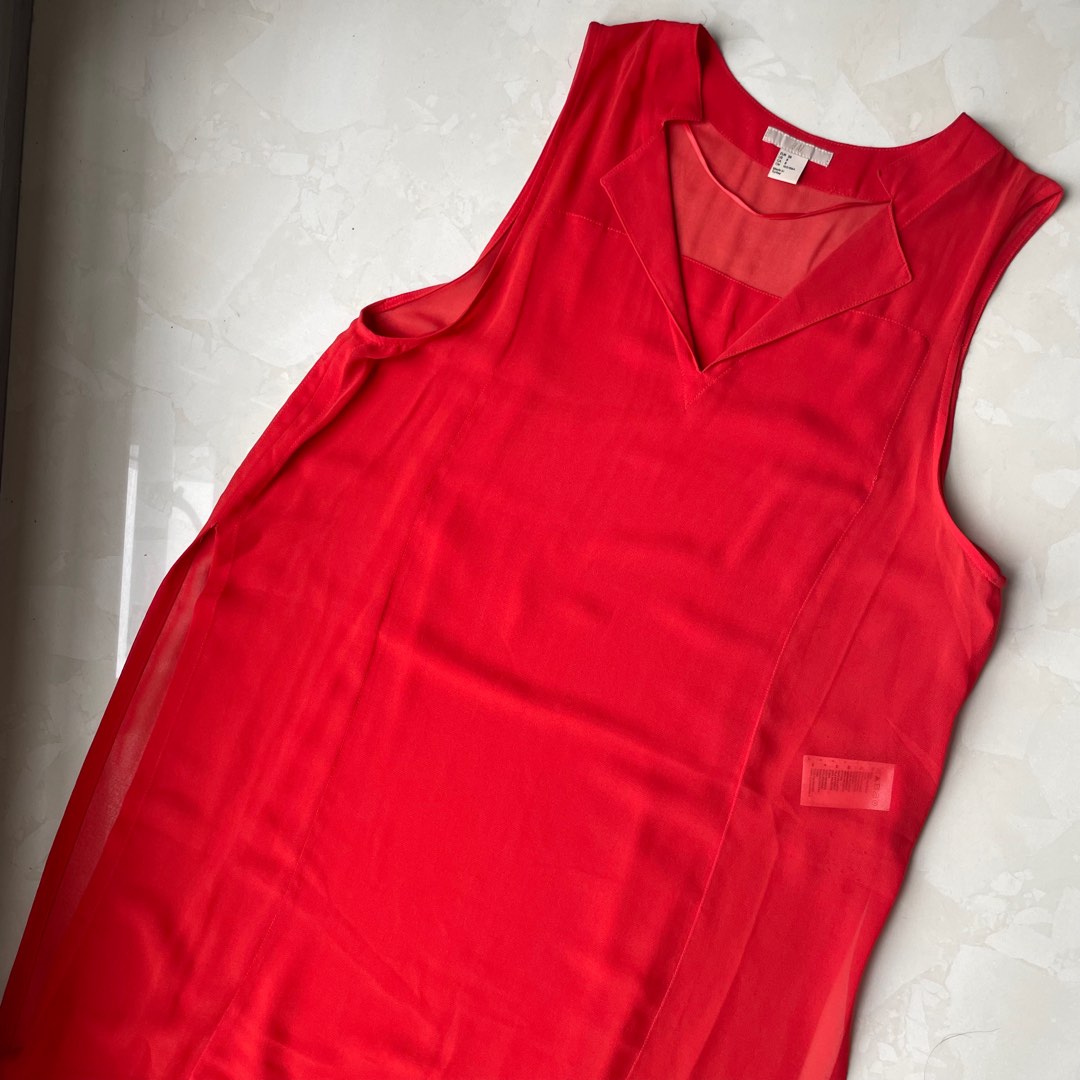 H&M Outer Dress, Fesyen Wanita, Pakaian Wanita, Gaun & Rok di Carousell