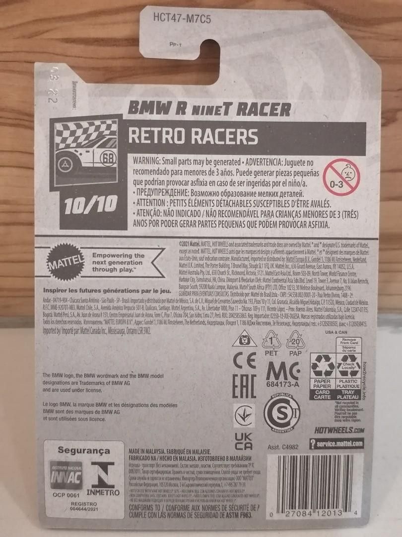 Hot Wheels 2022 HW Retro Racers BMW R Ninety Racer - White, Hobbies ...