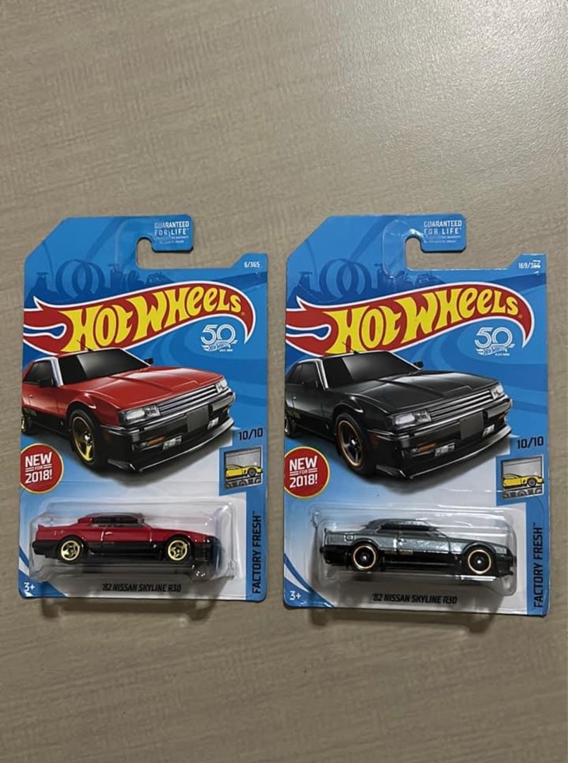 Hot Wheels Nissan Skyline R30 ( Red and Grey), Hobbies & Toys, Toys ...