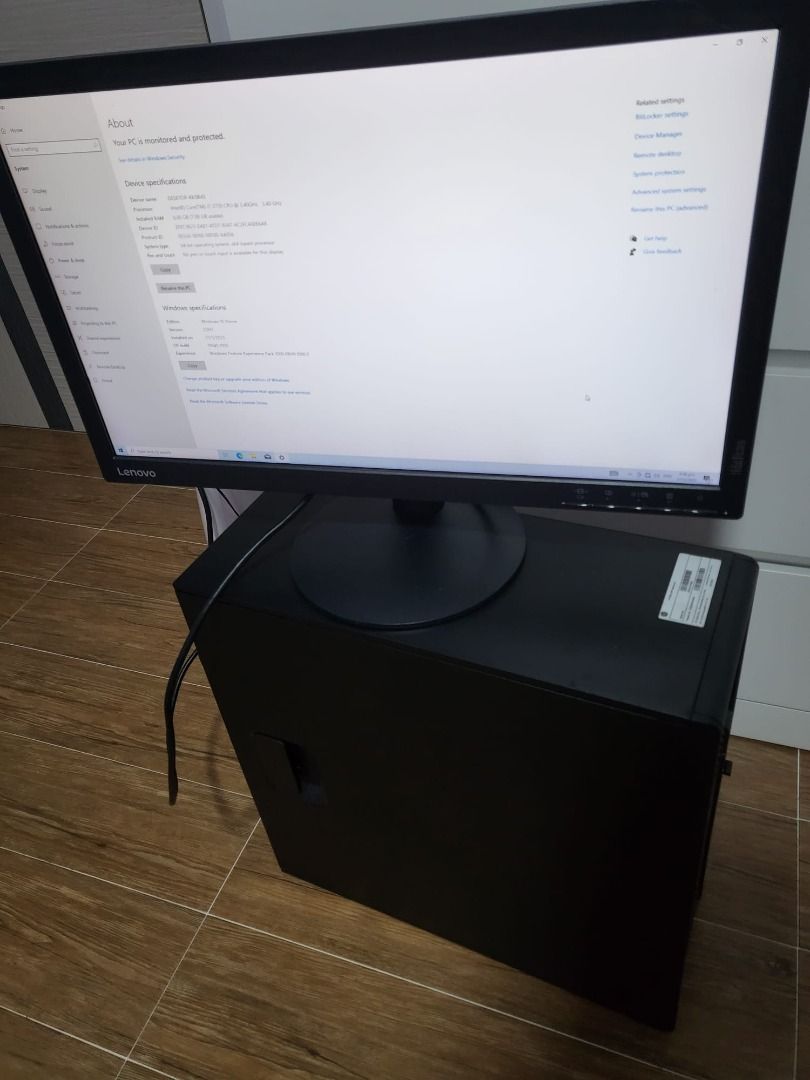HP Z220 CMT Workstation with Lenovo Monitor, Computers & Tech, Desktops ...