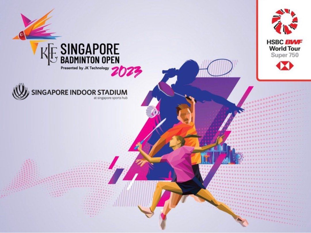 HSBC BWF World Tour Super 750 Singapore Badminton Open 2023 Platinum ...