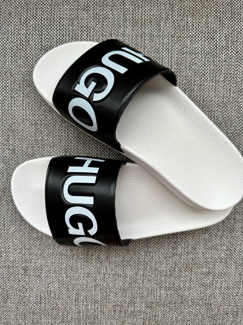 Hugo Boss Slides, Men's Fashion, Footwear, Flipflops and Slides on ...