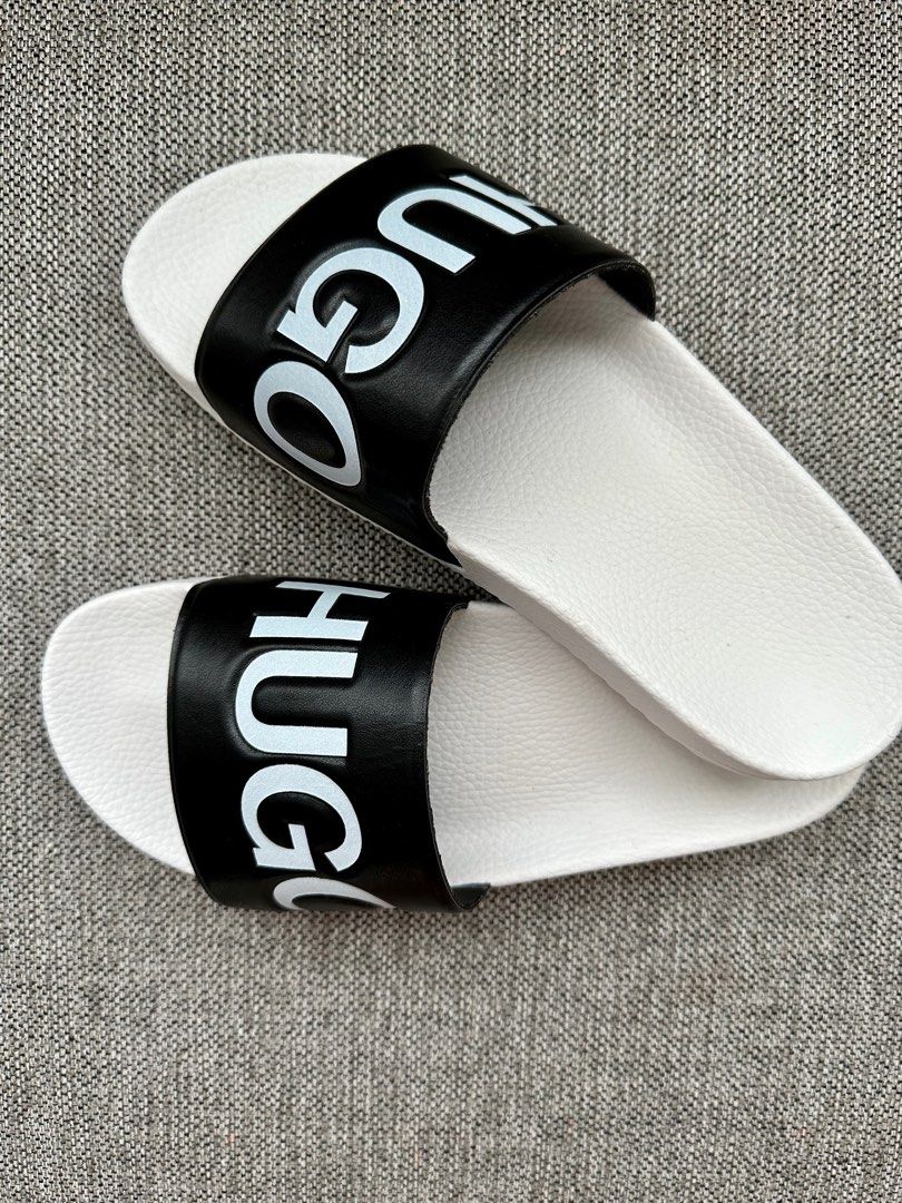Hugo Boss Slides, Men's Fashion, Footwear, Flipflops and Slides on ...