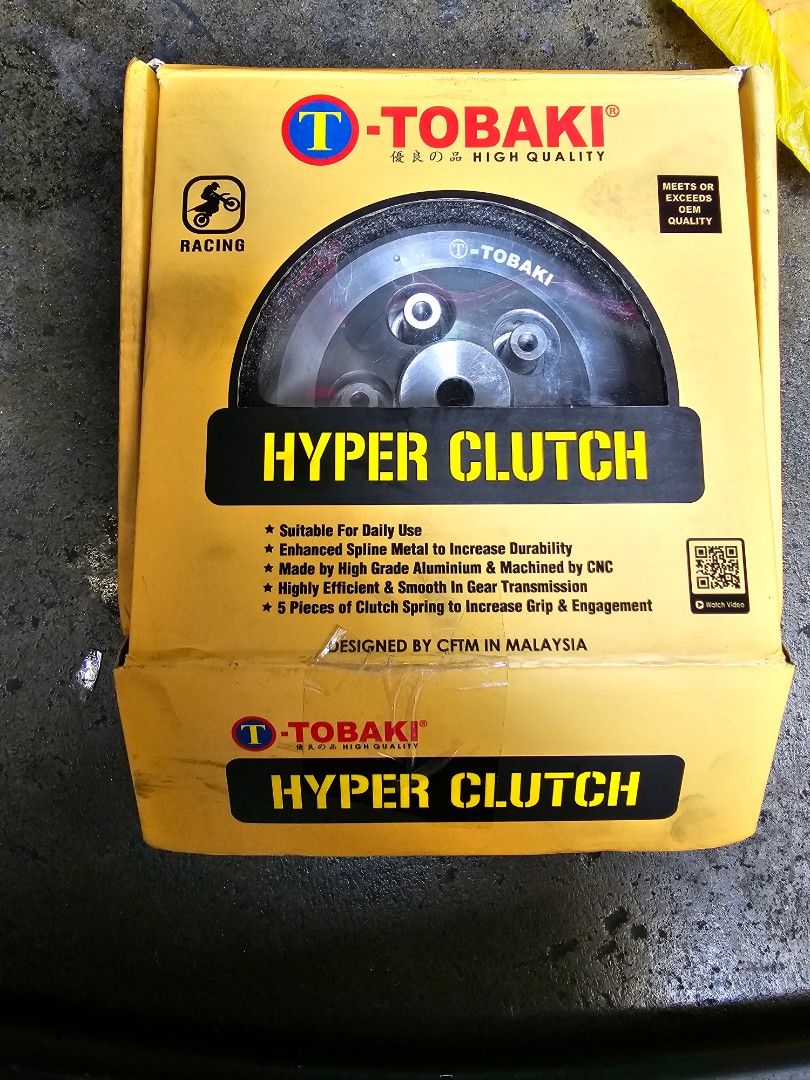 hyperclutch tobaki, Motorcycles, Motorcycle Accessories on Carousell
